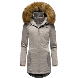 Marikoo Wintermantel 'Sanakoo' Damen Gr&ouml;&szlig;e S beige