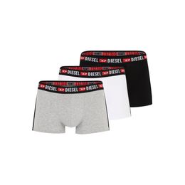 Diesel Boxershorts 'SHAWN' Herren Gr&ouml;&szlig;e XS graumeliert / rot / schwarz / wei&szlig;