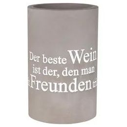 Räder räder Flaschenkühler Der Beste Wein PET 21 cm Grau