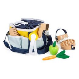 Tchibo small foot Spielzeug-Pferdepflege-Set mit Tasche - Blau - Kinder