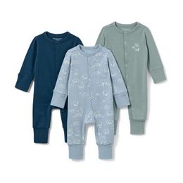 Tchibo 3 Baby-Pyjamas - Creme - Baby - Gr.: 50/56