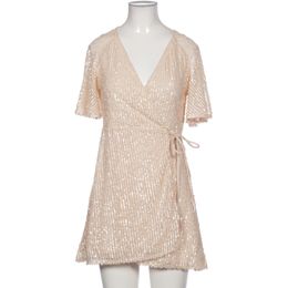 Zara Damen Kleid, beige, Gr. 38