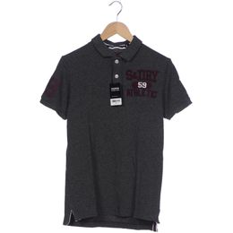 Superdry Herren Poloshirt, grau, Gr. 52