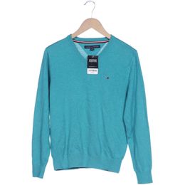 Tommy Hilfiger Herren Pullover, türkis, Gr. 44