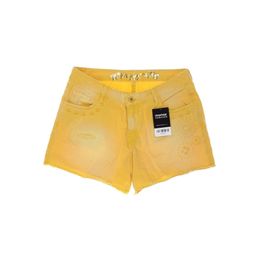 Desigual Damen Shorts, gelb, Gr. 38