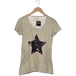 FROG BOX Frogbox Damen T-Shirt, beige, Gr. 38