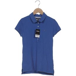 Tommy Hilfiger Damen Poloshirt, blau, Gr. 36