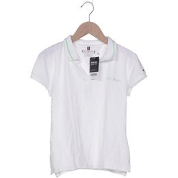 Tommy Hilfiger Damen Poloshirt, weiß, Gr. 36