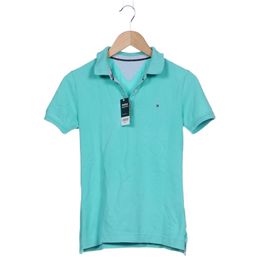 Tommy Hilfiger Damen Poloshirt, türkis, Gr. 36