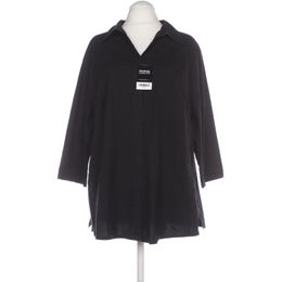 Ulla Popken Damen Bluse, schwarz, Gr. 54