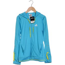 Adidas Damen Kapuzenpullover, blau, Gr. 34