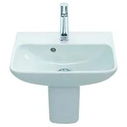 Duravit ME by Starck Waschtisch 07194500001 45 x 32 cm, weiss, wondergliss, 1 Hahnloch