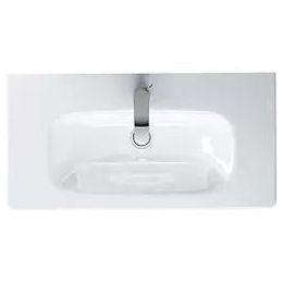 Duravit DuraStyle Compact Waschtisch 23377800001 78,5 x 40 cm, weiss, wondergliss, 1 Hahnloch