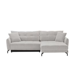 bobb Ecksofa Casandra de Luxe ¦ grau ¦ Maße (cm): B: 284 H: 91 T: 191