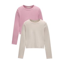 Pull&Bear Pull&bear Shirt female Beige, Pink size S