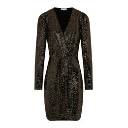 Morgan Kleid Damen Gr&ouml;&szlig;e 36 gold / schwarz Winterkleid