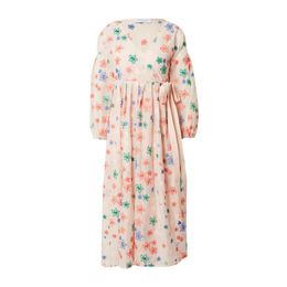 Hofmann Copenhagen Kleid 'Nela' Damen Größe 34 blau / grün / apricot / koralle Winterkleid