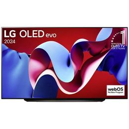 LG Electronics OLED83C47LA 4K OLED evo TV OLED-TV 210 cm 83 Zoll EEK F (A - G) CI+, DVB-C, DVB-S2, DVB-T2, Smart TV, UHD, WLAN Schwarz