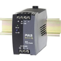 PULS MiniLine ML60.121 Hutschienen-Netzteil (DIN-Rail) 12 V/DC 4.5 A 54 W Anzahl Ausgänge:1 x Inhalt 1 St.