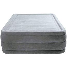 Intex 64418 Comfort-Plush Queen Luftbett (L x B x H) 203 x 152 x 56 cm Grau