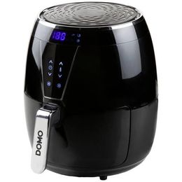 Domo XL 4L Heißluft-Fritteuse 4 l 1500 W Überhitzungsschutz, Cool-Touch-Gehäuse, mit Display Schwarz