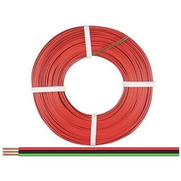 Donau-Elektronik Donau Elektronik 325-014-50 Litze 3 x 0.25 mm² Rot, Schwarz, Grün 50 m