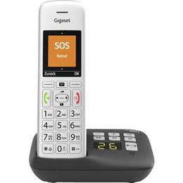 Gigaset E390 A DECT Mobilteil Silber-Schwarz