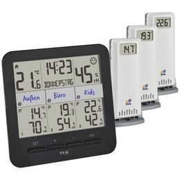 Tfa Dostmann KLIMA@HOME 2 Funk-Thermo-/Hygrometer Schwarz