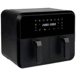 Princess Heißluft-Fritteuse 8 l 2400 W mit Display Schwarz