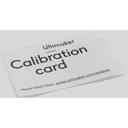 Calibration Card UM2/UM3/S5 Ultimaker SPUM-CALB-CARD