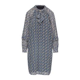 comma, COMMA Kleid Damen Gr&ouml;&szlig;e 34 navy / wei&szlig; Winterkleid