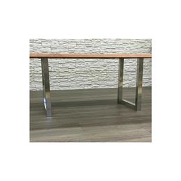 Sedex SPU Esstisch mit U-untergestell 200x100 cm Nickel/natur