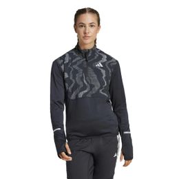 Adidas Ultimate Hi-Vis Reflective Half Zip Shirt Damen
