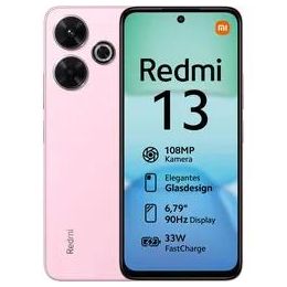 Xiaomi Smartphone "Redmi 13 6+128 GB" Mobiltelefone Gr. 128 GB, pink (pearl pink)