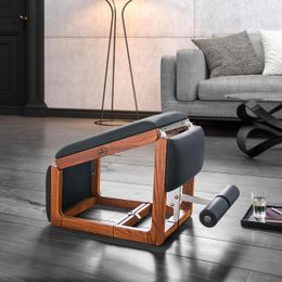 Nohrd TriaTrainer Hantelbank Bauchtrainer Clubsport Kunstleder, Schwarz