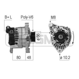 ERA GenERAtor 14V 90A für MITSUBISHI NISSAN A002T82491 23100-0M800 23100-0M810 210709A