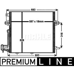 Mahle Kondensator, Klimaanlage BEHR HELLA SERVICE *** PREMIUM LINE für MERCEDES-BENZ A2515000054 2515000054 AC 756 000P