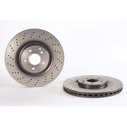 Brembo Bremsscheibe COATED DISC LINE vorne rechts links Gelocht/innenbel. 345mm für MERCEDES-BENZ 2034210912 A2034210912 09.A731.11