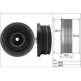 INA Riemenscheibe, Kurbelwelle 167mm für MINI BMW 11237801977 7793882 7801977 544 0082 10