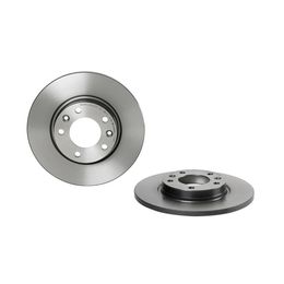 Brembo Bremsscheibe COATED DISC LINE hinten rechts links voll 268mm für PEUGEOT (DF-PSA) CITROËN TOYOTA OPEL 1613293080 3642786 1642776380 08.C308.11