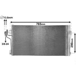 Van Wezel Kondensator, Klimaanlage für MERCEDES-BENZ A639-835-0270 6398350270 A639-835-0470 30005484