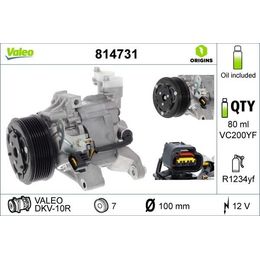 Valeo Kompressor, Klimaanlage für SUBARU 73111FJ020 73111-FJ020 814731