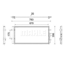 Mahle Kondensator, Klimaanlage BEHR HELLA SERVICE *** PREMIUM LINE für HYUNDAI KIA 9923159000 AC 921 000P