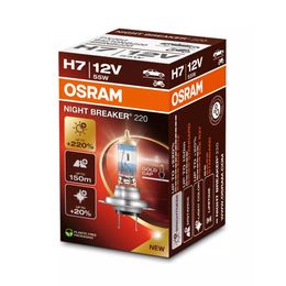 Osram NIGHT BREAKER® 220 H7 Glühlampe, Fernscheinwerfer,Glühlampe, Hauptscheinwerfer,Glühlampe, Nebelscheinwerfer,Glühlampe, Tagfahrleuchte,Glühlampe,