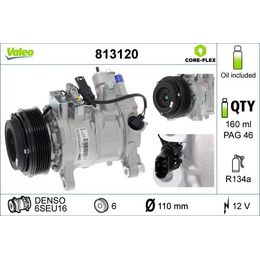 Valeo Kompressor, Klimaanlage NEW ORIGINAL PART 12V für BMW (BRILLIANCE) 64529223694 9225703 9223694 813120