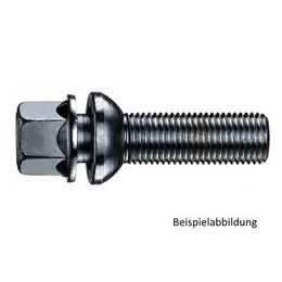 Eibach Schraube mit bewegl. Kugelbund D=28 M14x1,5x 48mm SW19 Universal schwarz S4-7-14-50-48-19-B