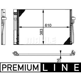 Mahle Kondensator, Klimaanlage BEHR HELLA SERVICE *** PREMIUM LINE für BMW 64538381362 64508361362 62118361362 AC 345 000P