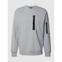 Armani Exchange Sweatshirt mit Label-Print Modell 'FELPA'