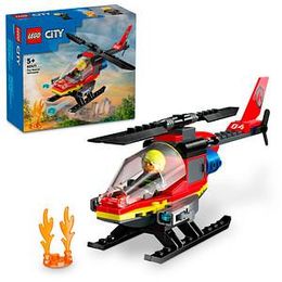 Lego® City 60411 Feuerwehrhubschrauber Bausatz