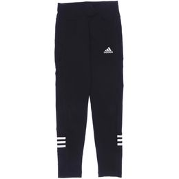 Adidas Damen Stoffhose, schwarz, Gr. 122